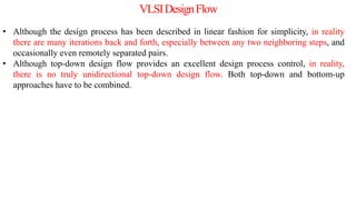 Module 1 VLSID Design flow - Copy.pptx | Programming Languages | Computing