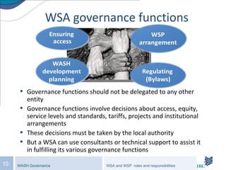 Module 1 wsa and wsp roles and responsibilities (presentation) | PPT