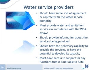 Module 1 wsa and wsp roles and responsibilities (presentation) | PPT