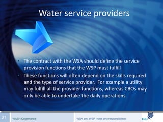 Module 1 wsa and wsp roles and responsibilities (presentation) | PPT