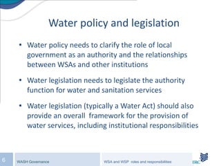 Module 1 wsa and wsp roles and responsibilities (presentation) | PPT