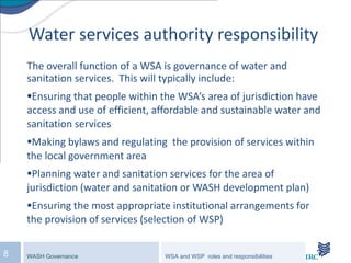 Module 1 wsa and wsp roles and responsibilities (presentation) | PPT