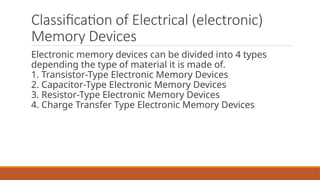 ElectronicsbasicandgoodhitMODULE2-1.pptx | Data Storage and Warehousing ...