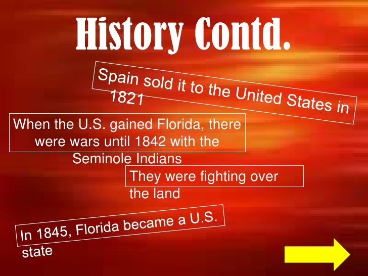 Florida Becomes The 27th State