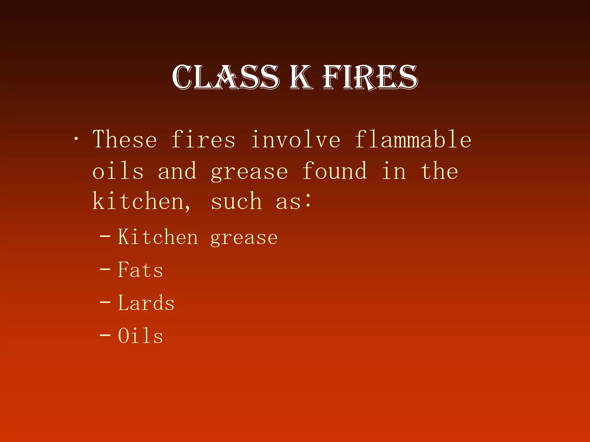 Module2 - Classes of Fire | PPSX
