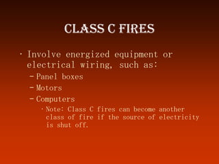 Module2 - Classes of Fire | PPSX