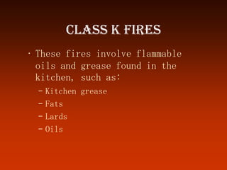 Module2 - Classes of Fire | PPSX