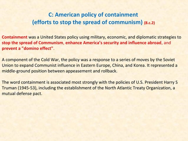 Module 2 - Define Cold War | PPT