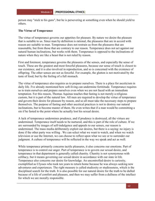 Professional Ethics Module 2 Notes | DOCX