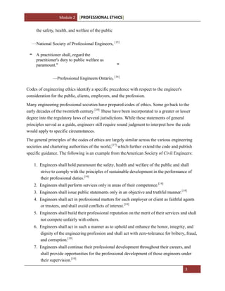 Professional Ethics Module 2 Notes | DOCX
