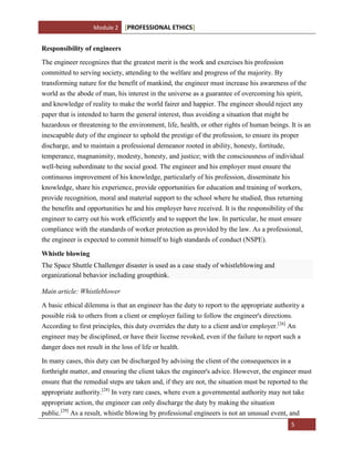 Professional Ethics Module 2 Notes | DOCX