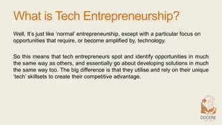 Technology Entrepreneurship | PPTX
