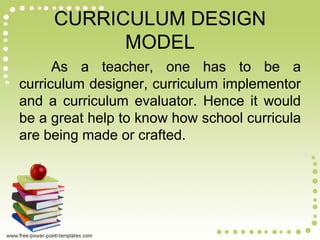 Module 2 CRAFTING THE CURRICULUM | PPTX