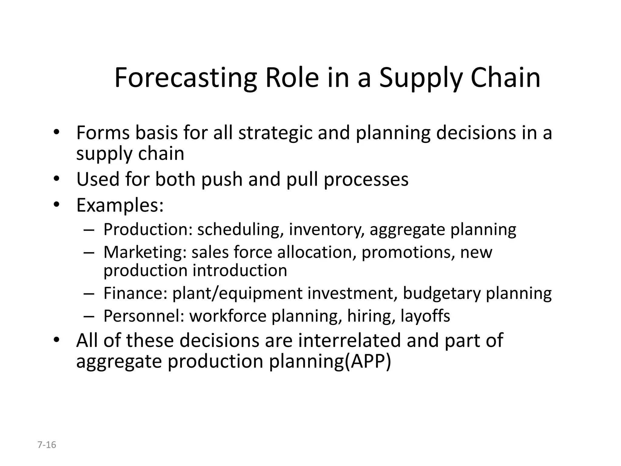 Demand forecasting in supply chain | PPTX