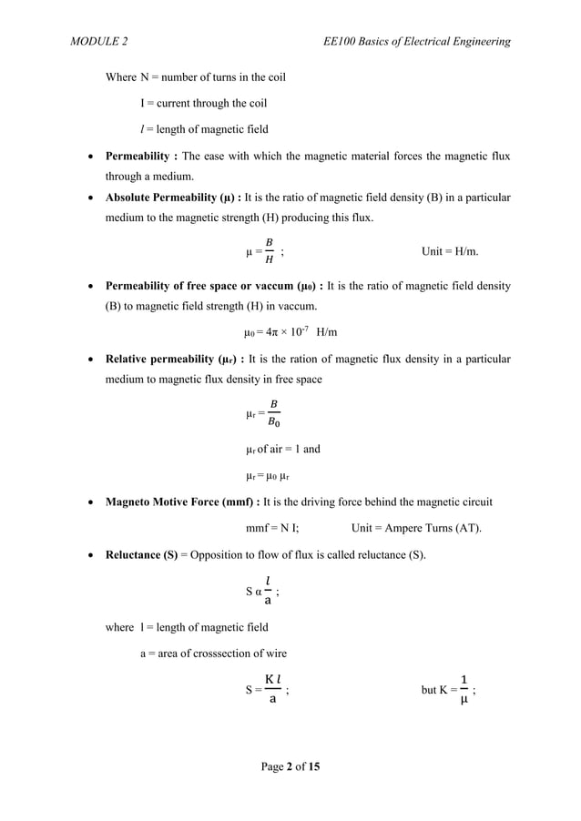 Magnetism and AC Fundamentals | PDF