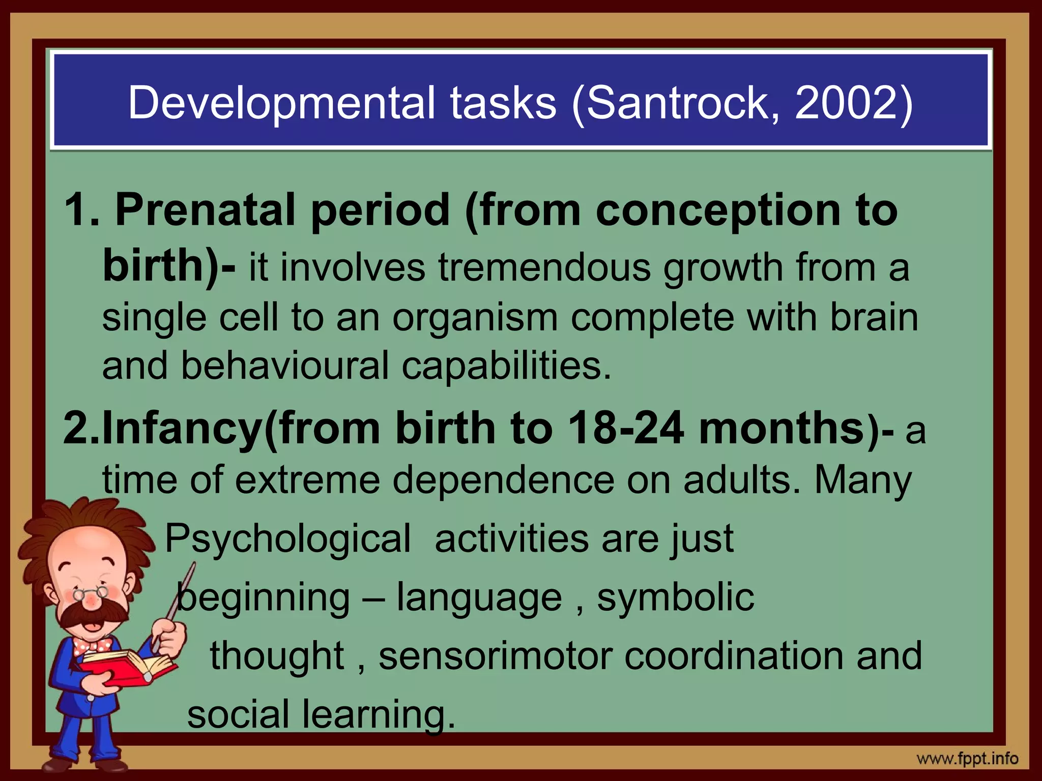 Module 2- The Stages of Development and Developmental Tasks | PPT