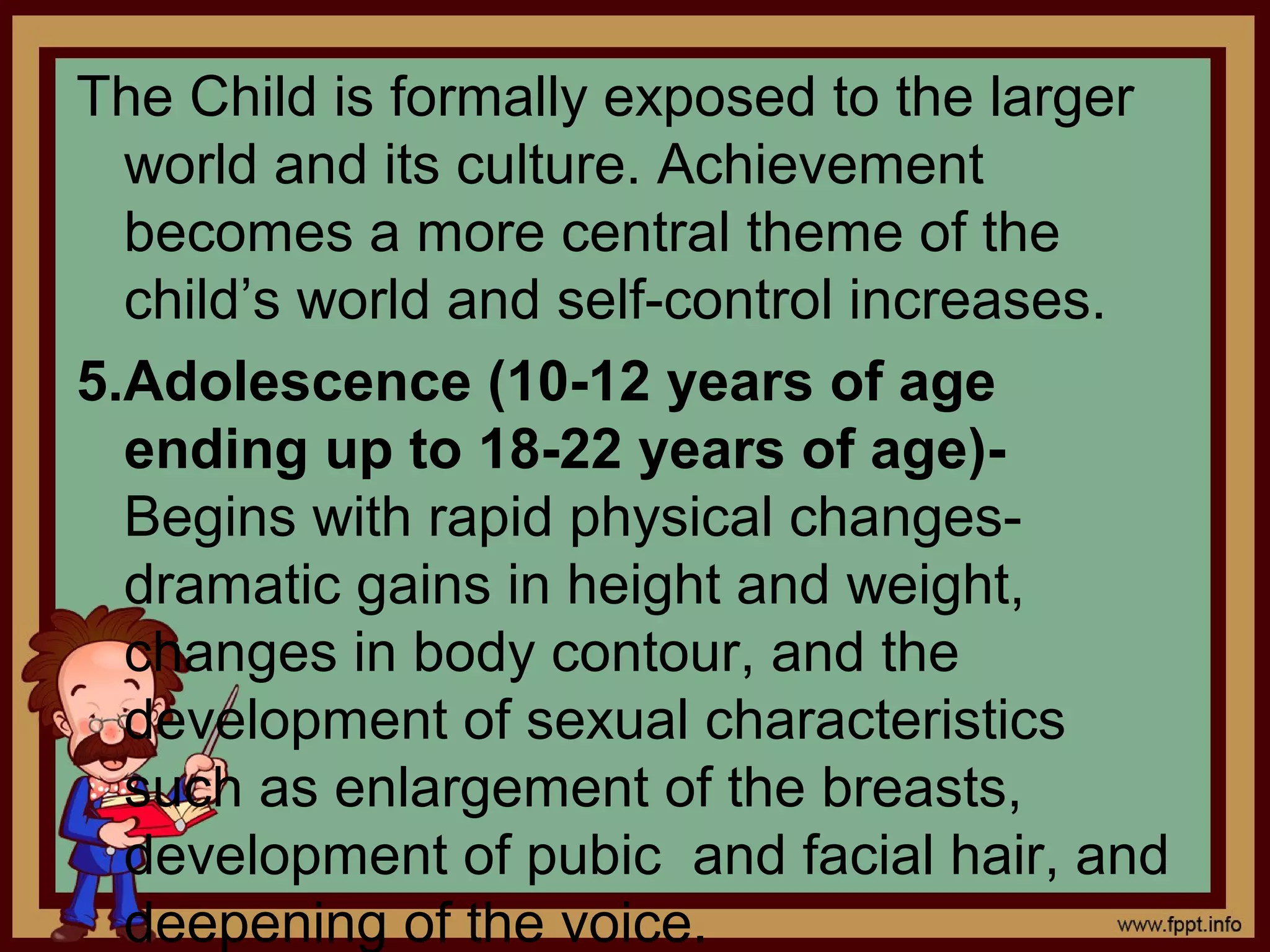 Module 2- The Stages of Development and Developmental Tasks | PPT