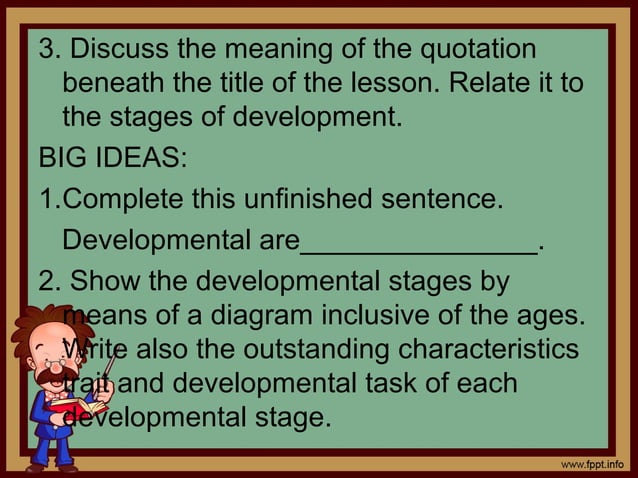 Module 2- The Stages of Development and Developmental Tasks | PPT ...