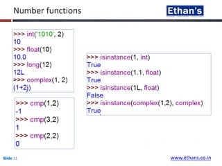 Python Training in Pune - Ethans Tech Pune | PPT