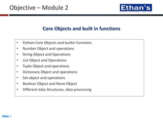 Python Training in Pune - Ethans Tech Pune | PPT