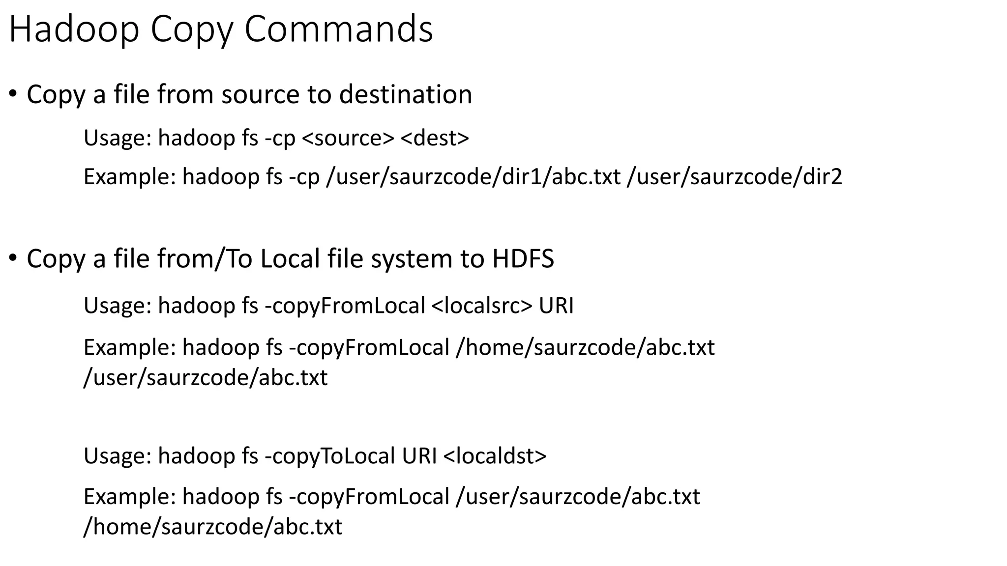 Hadoop Cluster Configuration And Data Loading Module 2 Ppt