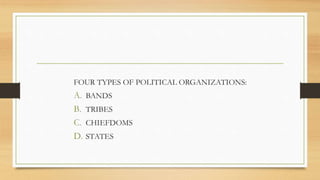 Module 2. lesson 2: SOCIAL AND POLITICAL ORGANIZATION | PPTX
