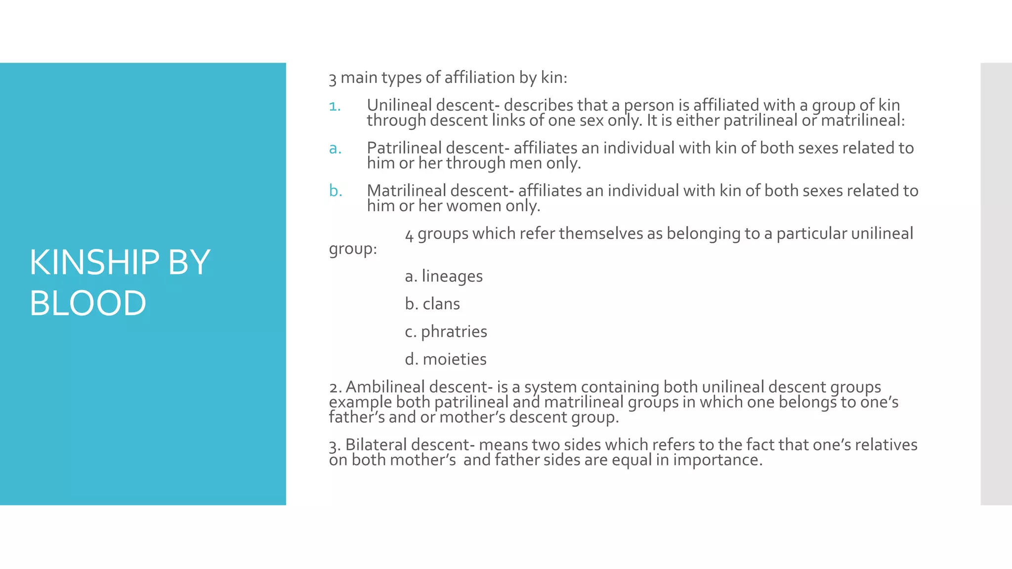 Module 2: KINSHIP, MARRIAGE AND THE HOUSEHOLD | PPTX