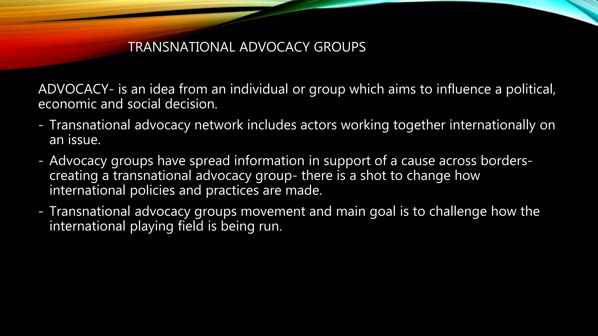 Module 2. lesson 4: THE NON-STATE INSTITUTIONS | PPTX