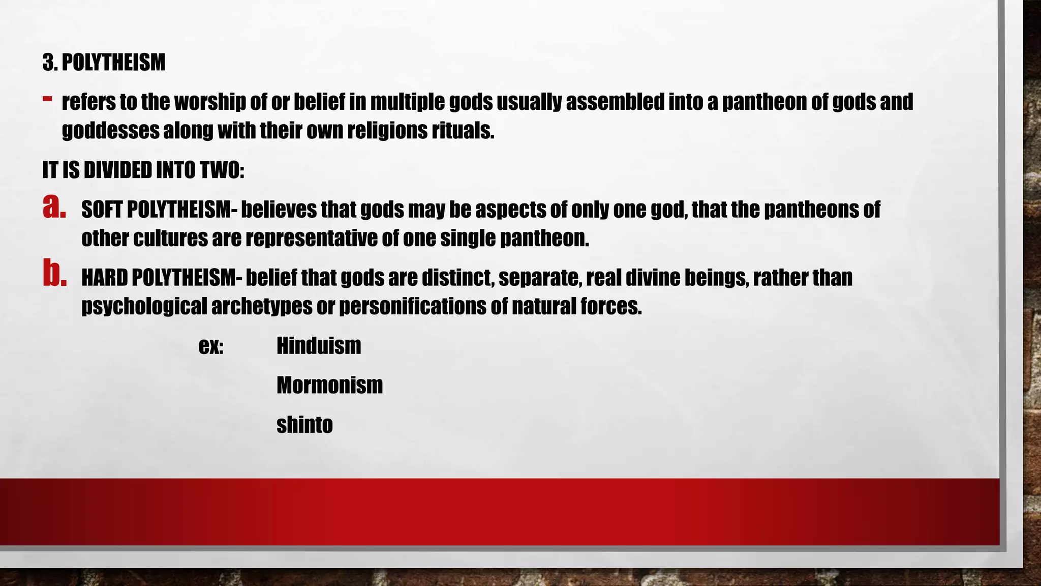 Module 2. lesson 6: RELIGION AND BELIEF SYSTEM | PPTX