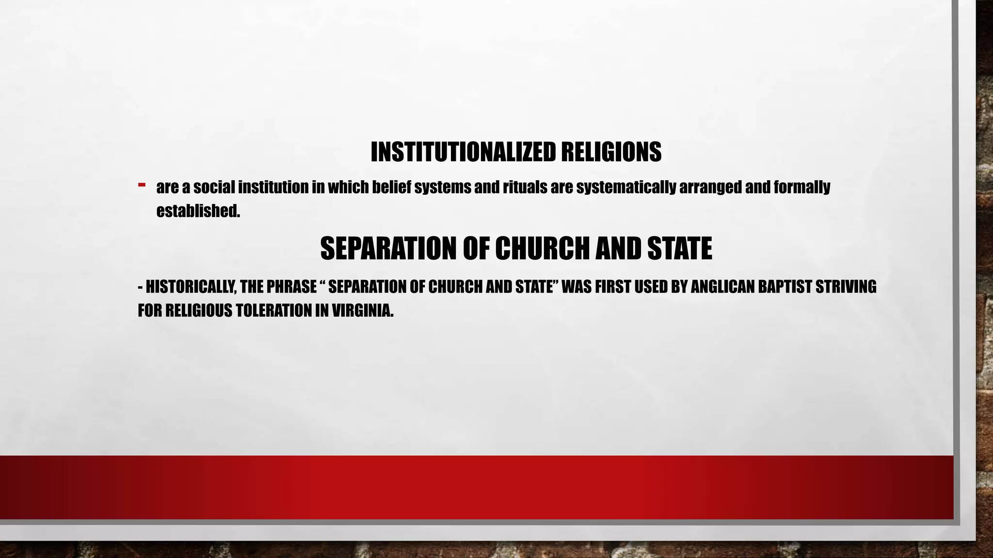 Module 2. lesson 6: RELIGION AND BELIEF SYSTEM | PPTX