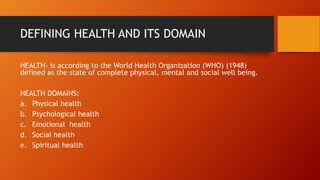 LESSON 7: HEALTH | PPTX