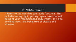 LESSON 7: HEALTH | PPTX