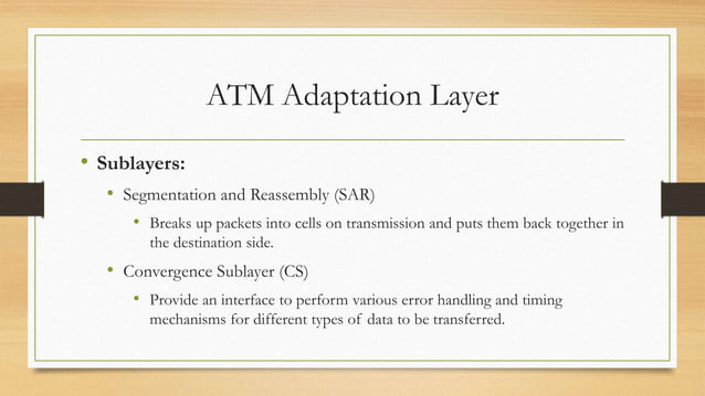 WAN Technology - ATM | PPT