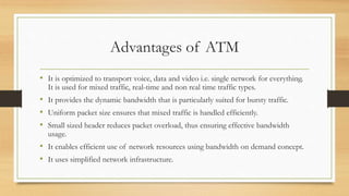 WAN Technology - ATM | PPTX