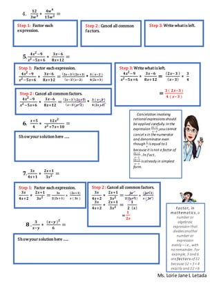 Rational Expressions | DOCX