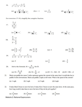 Rational Expressions | DOCX