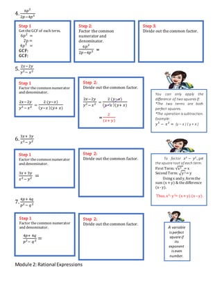 Rational Expressions | DOCX