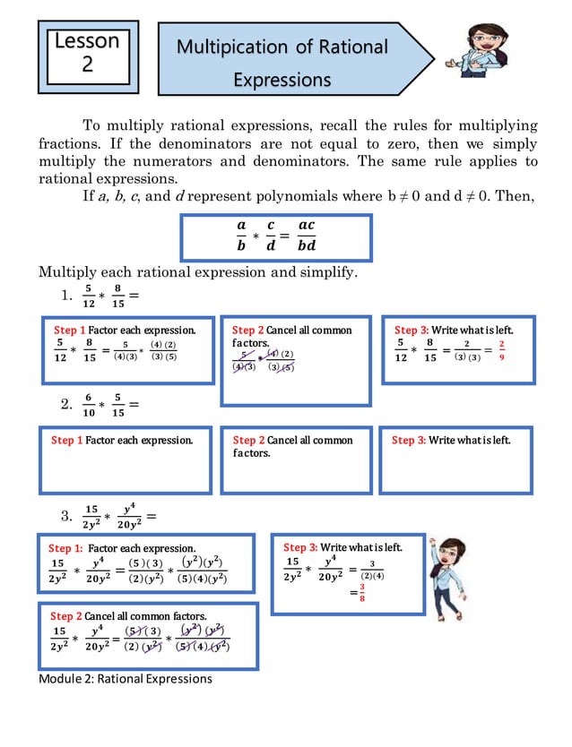 Rational Expressions | DOCX