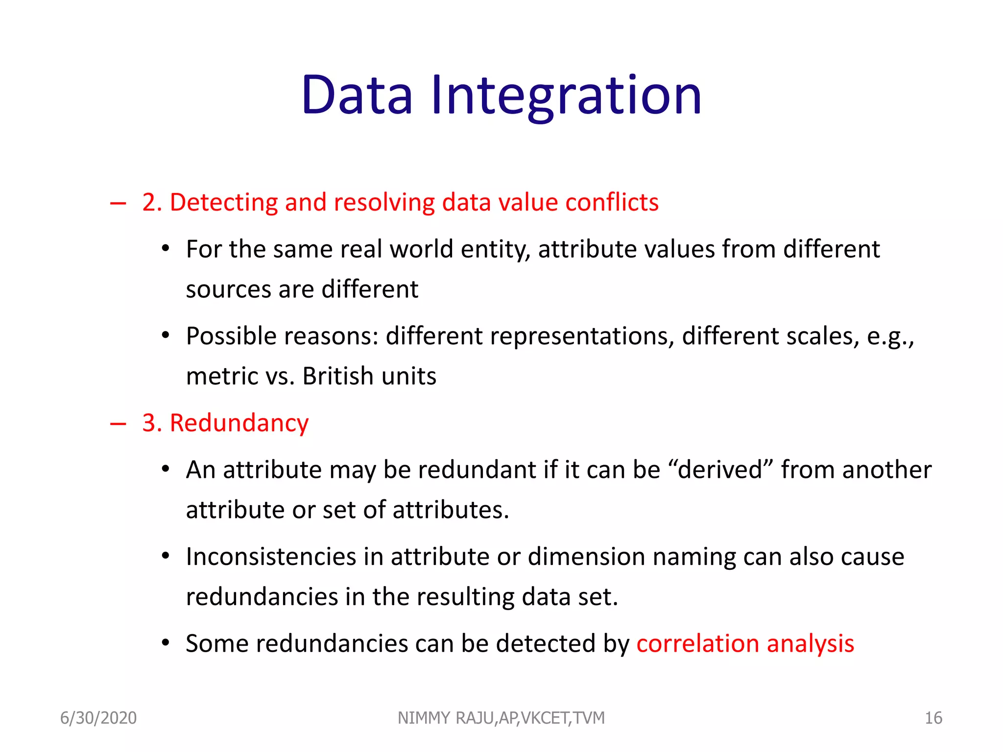 CS 402 DATAMINING AND WAREHOUSING -MODULE 2 | PPT