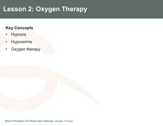 Module 2.2 Oxygen Therapy | PPTX
