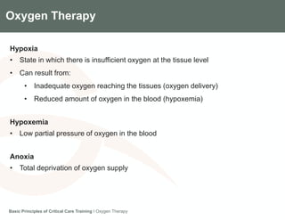 Module 2.2 Oxygen Therapy | PPTX