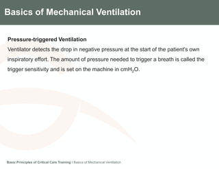 Module 2.6 Basics of Mechanical Ventilation | PPT