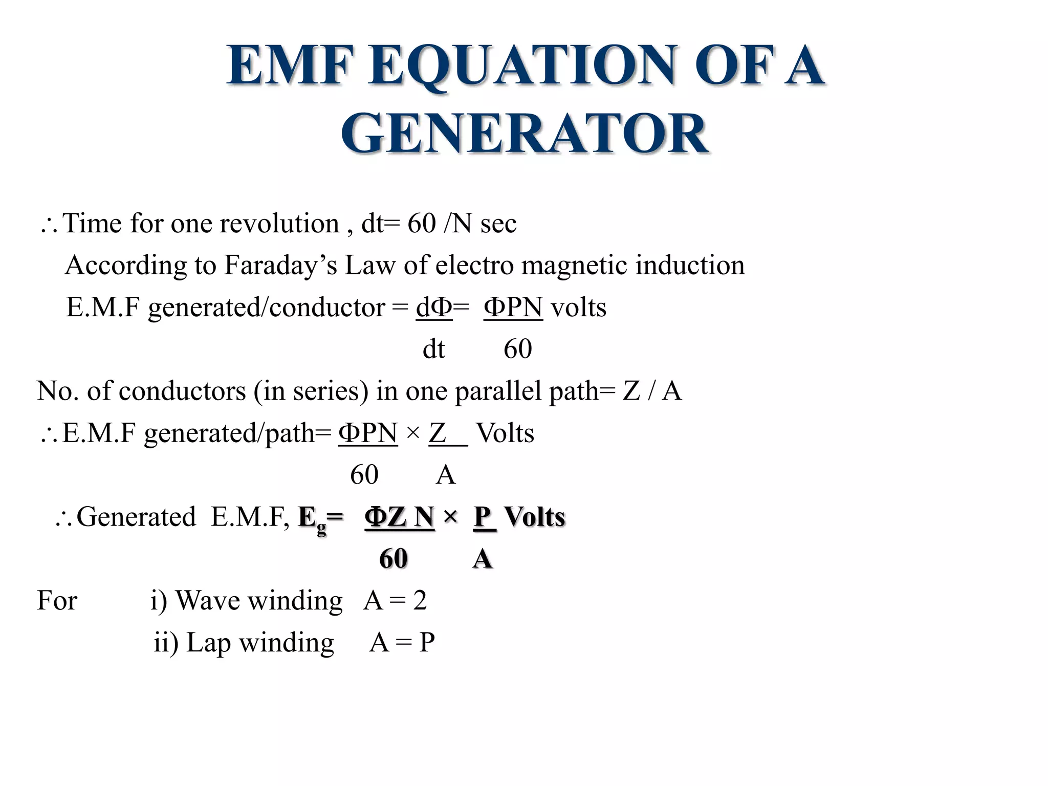 DC Generators | PPTX