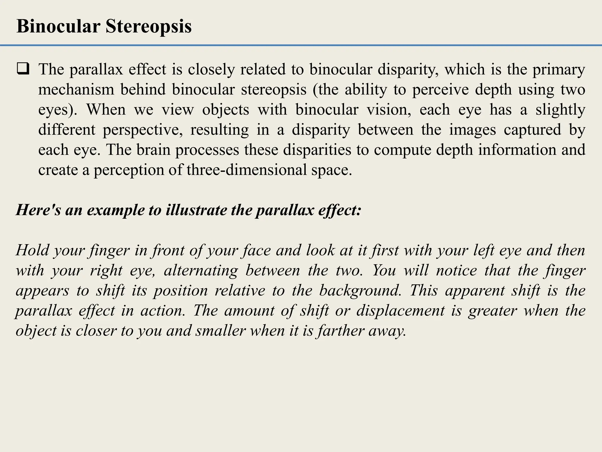 MODULE 2 computer vision part 2 depth estimation | PPTX