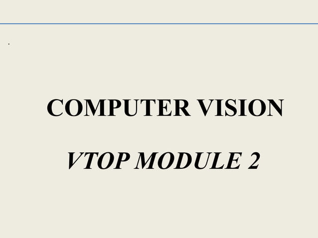 MODULE 2 computer vision part 2 depth estimation | PPTX | 3-D Graphics | Computer Software and ...