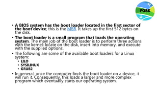 Linux booting process, Dual booting, Components involved | PPT