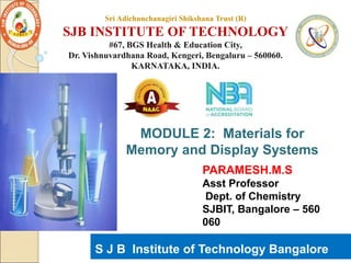 Material for memory and display system h | PPT
