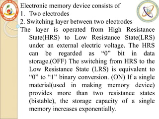 Material for memory and display system h | PPT