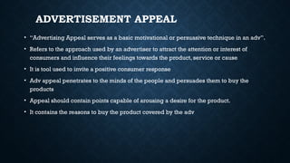 MODULE 2.pptx advertising message and advertising appeals | PPTX
