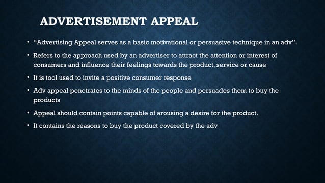 MODULE 2.pptx advertising message and advertising appeals | PPTX ...